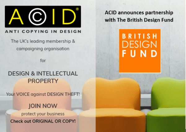 ACID partners with the British Design Fund! – Anti Copying In Design ...