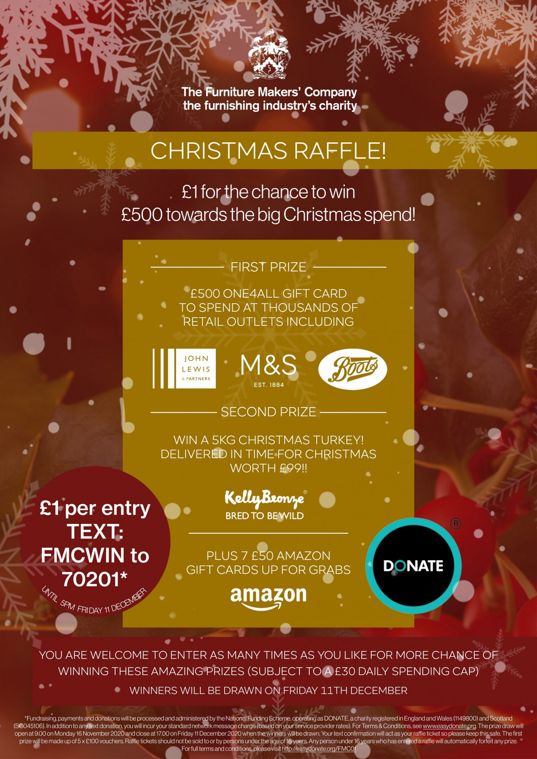 “Odds Better than the Lottery!” – Xmas Raffle – Enter for £1 Now ...