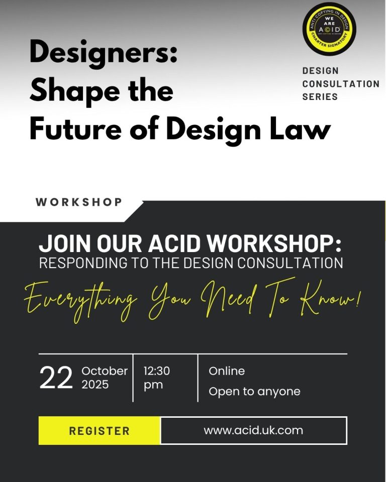 ACID Workshop: Responding to the Design Consultation – Everything You ...